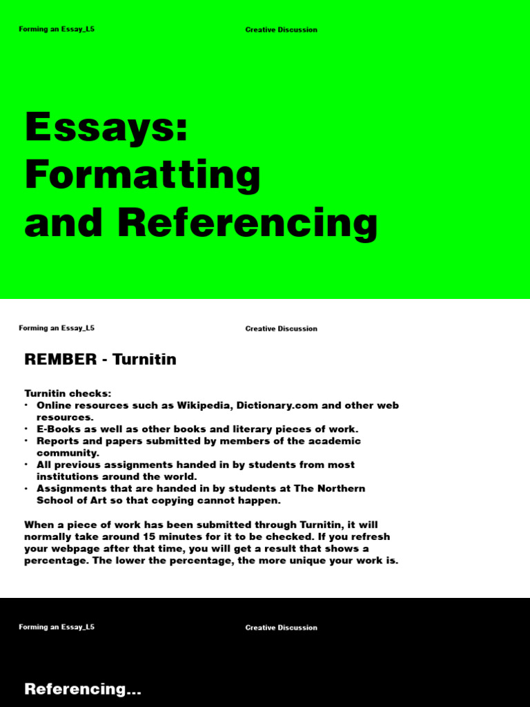 Structure and Referencing | PDF | Turnitin | Citation