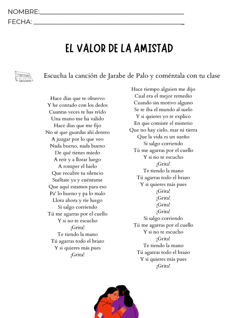 El valor de la amistad | PDF