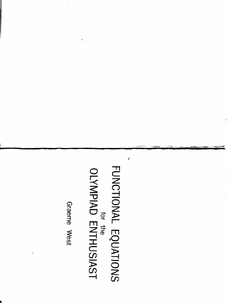 5 Functional Equations Scan | PDF | Function (Mathematics) | Equations
