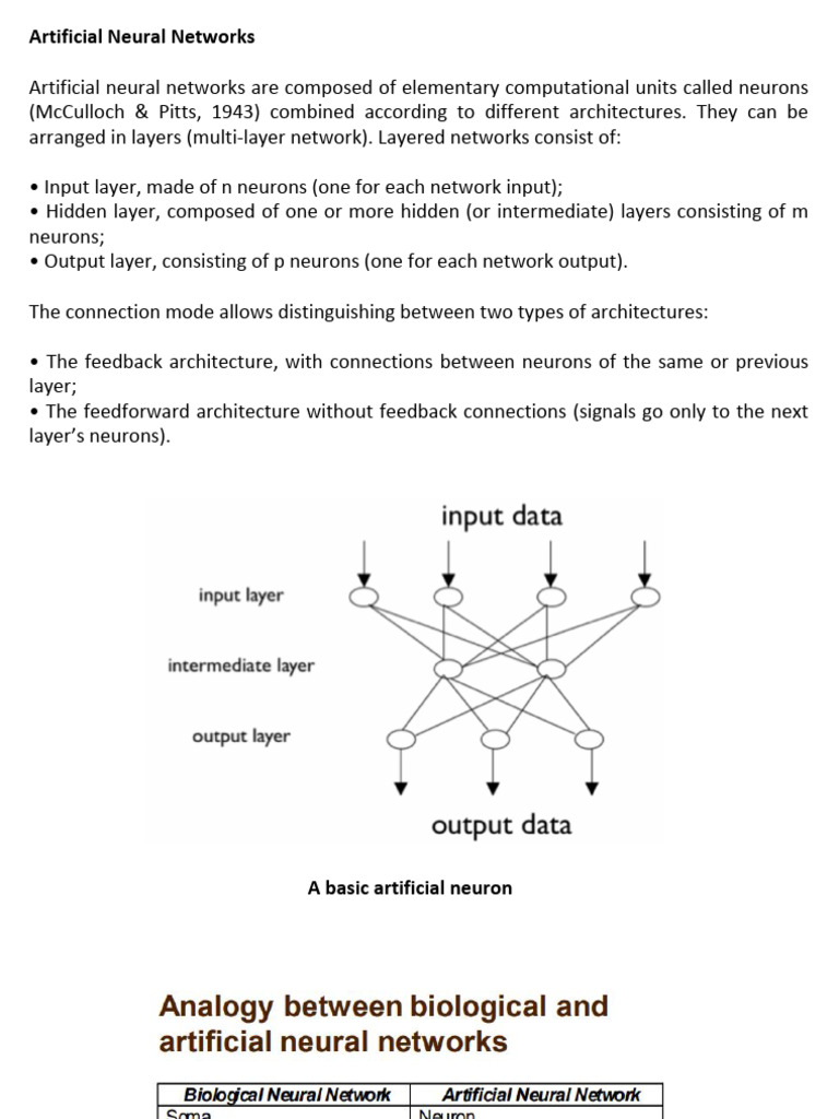 Lec. 2 Updated | Download Free PDF | Artificial Neural Network | Networks