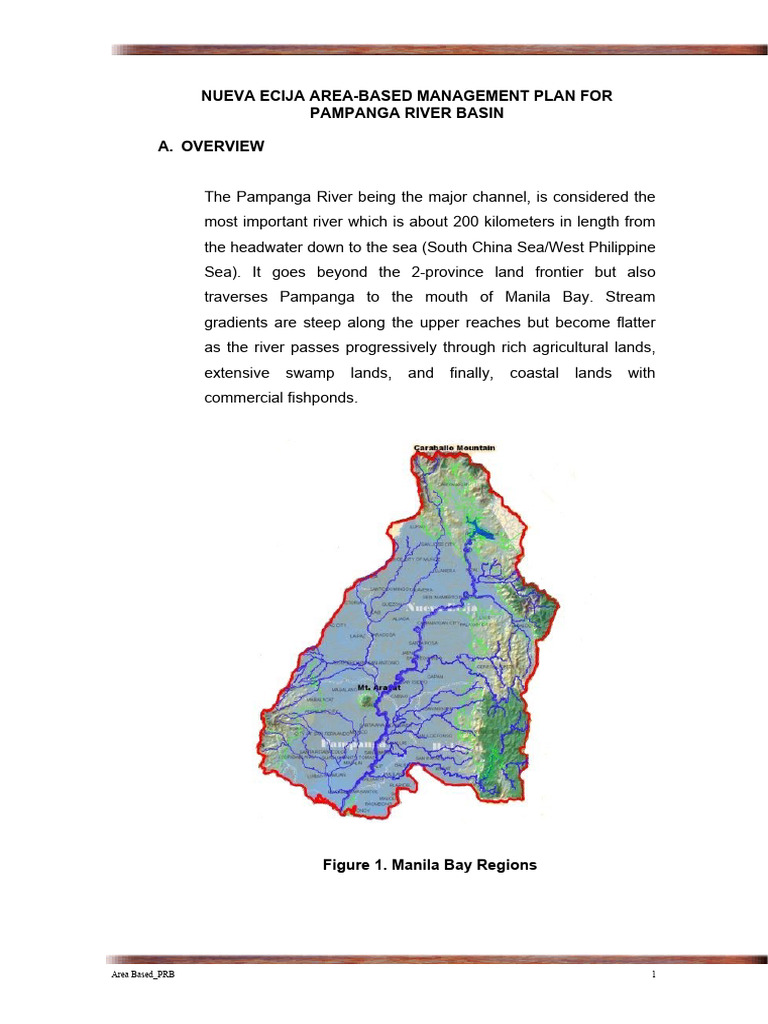 Nueva Ecija-Area Based Management Plan For Pampanga River Basin 2014 ...