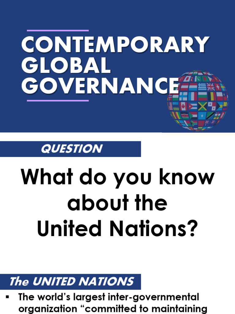 Topics 6 TCW | Download Free PDF | United Nations | International Relations