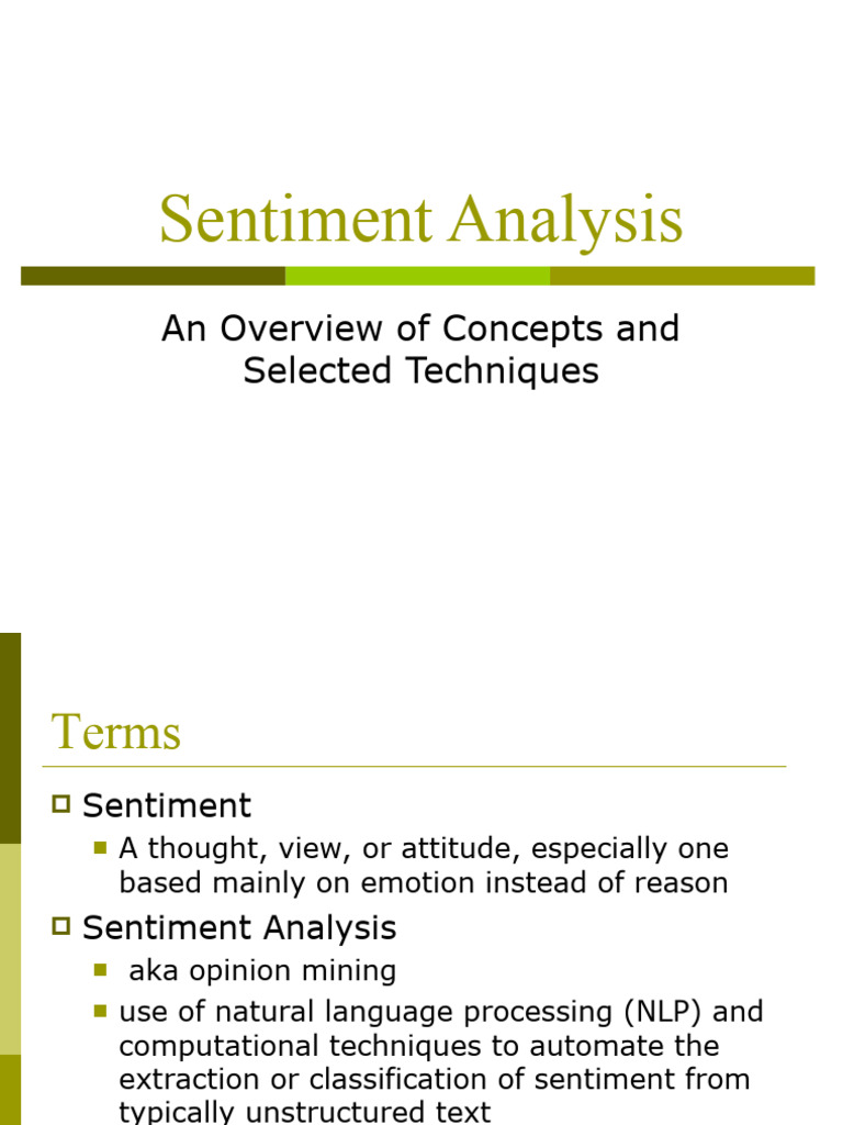 Sentiment+Analysis | PDF | Information Science | Cognition