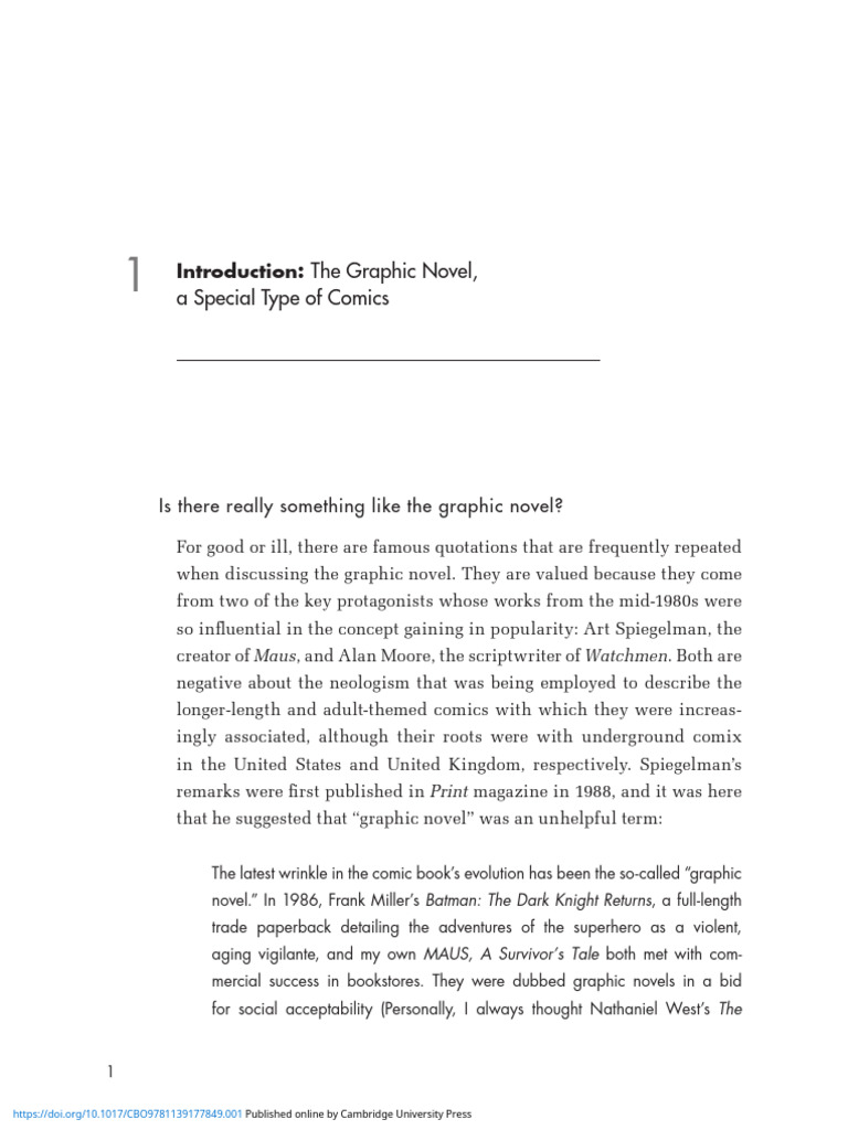 The Evolution of Graphic Novels | PDF | Comics | Novels
