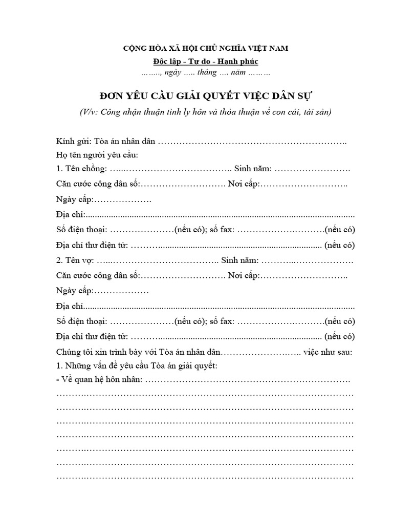 Don Ly Hon Thuan Tinh Mau | PDF