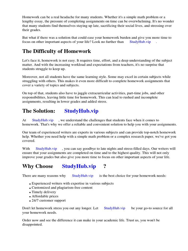 Random Homework Pdf Homework