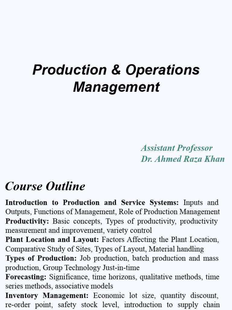 Introductory Lectures Week 1 Week 2 Lectures Pdf Operations