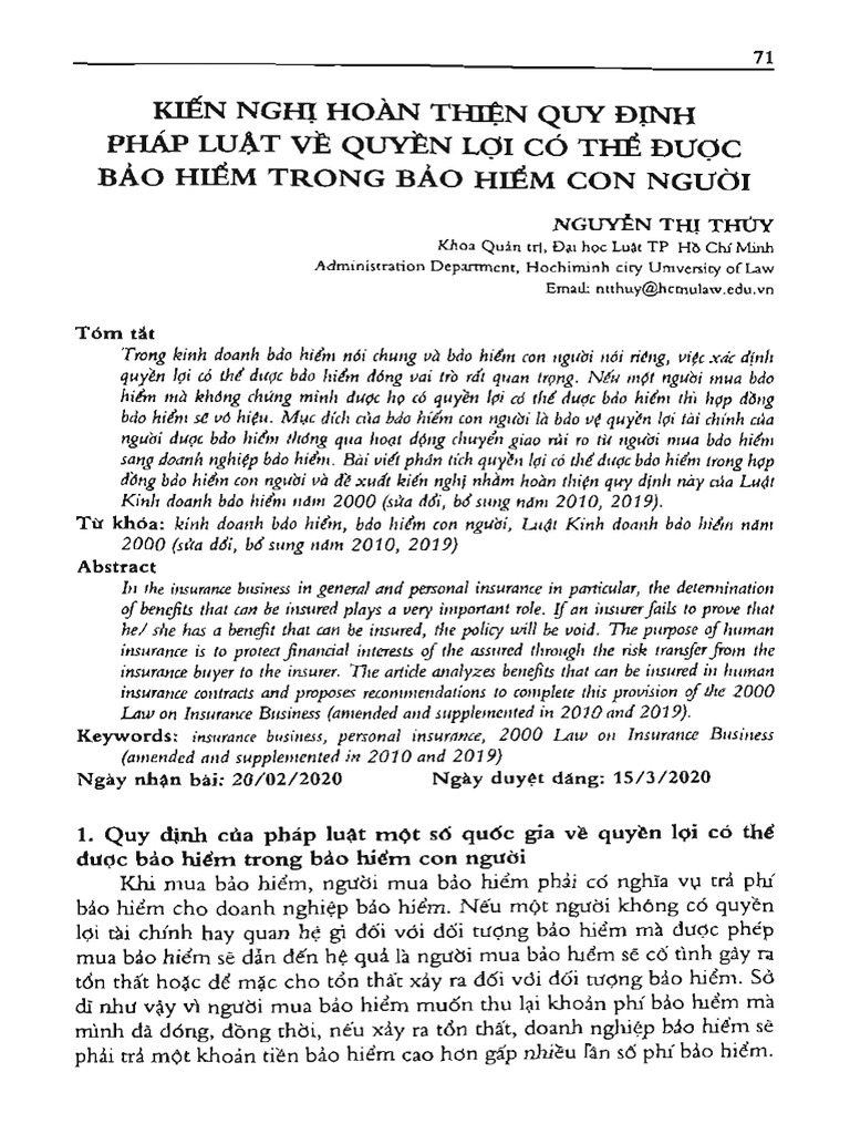 Phap Luat Viquy Nlolco TH Duoc Bao Hlfim Trong B A O Hlfim Con Ngucjl | PDF | Vietnam ...