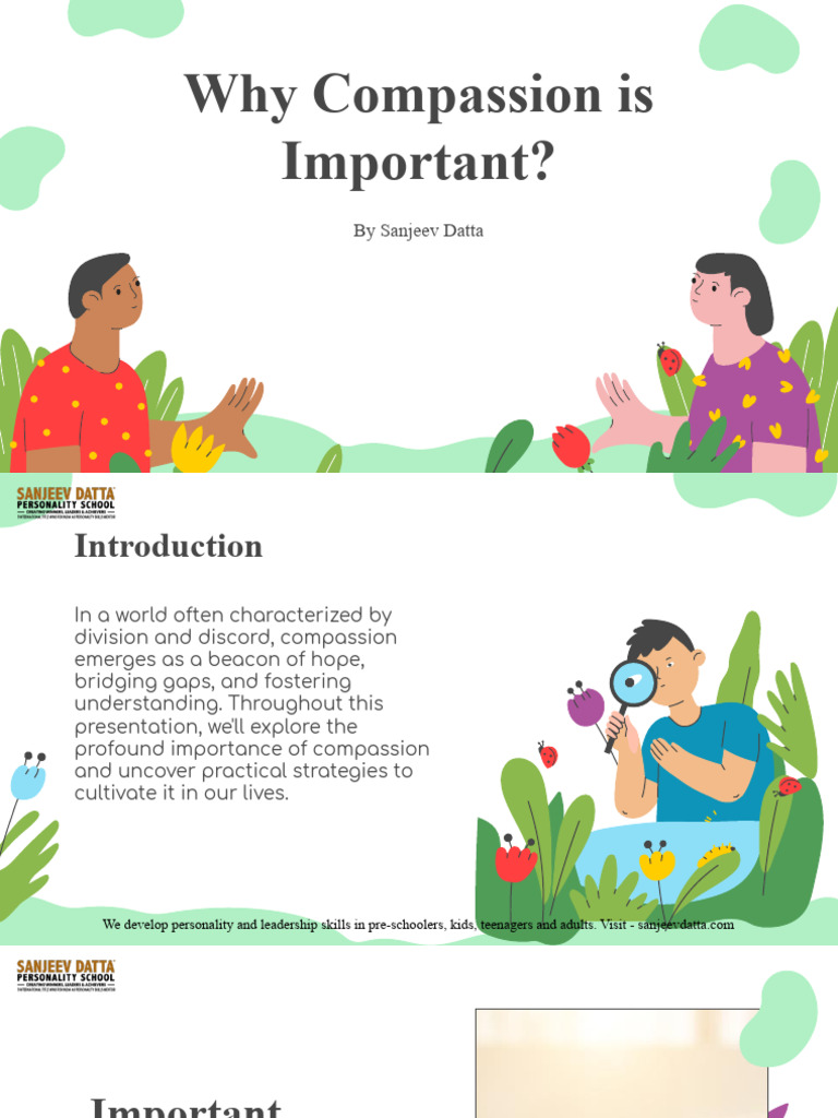 Why Compassion Is Important? | Download Free PDF | Compassion | Leadership