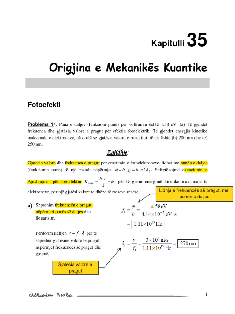 Kapitulli 35 (Ushtrime Të Zgjidhura) | PDF