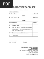 Rejoinder Format - Specimen | PDF | Lease | Marriage