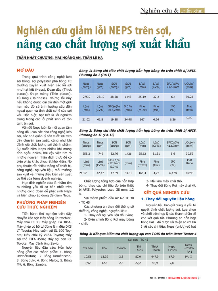Giảm Neps | PDF