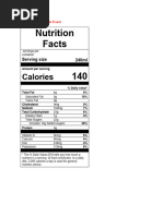 Tim Hortons Nutrition Guide - April 2025 | PDF | Fat | Nutrition Facts ...