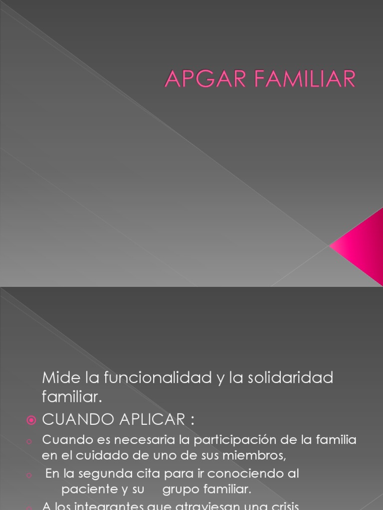 Apgar Familiar | PDF | Familia | Matrimonio