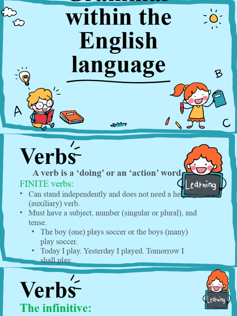 English Language Grammar Rules | PDF | Verb | Semantic Units