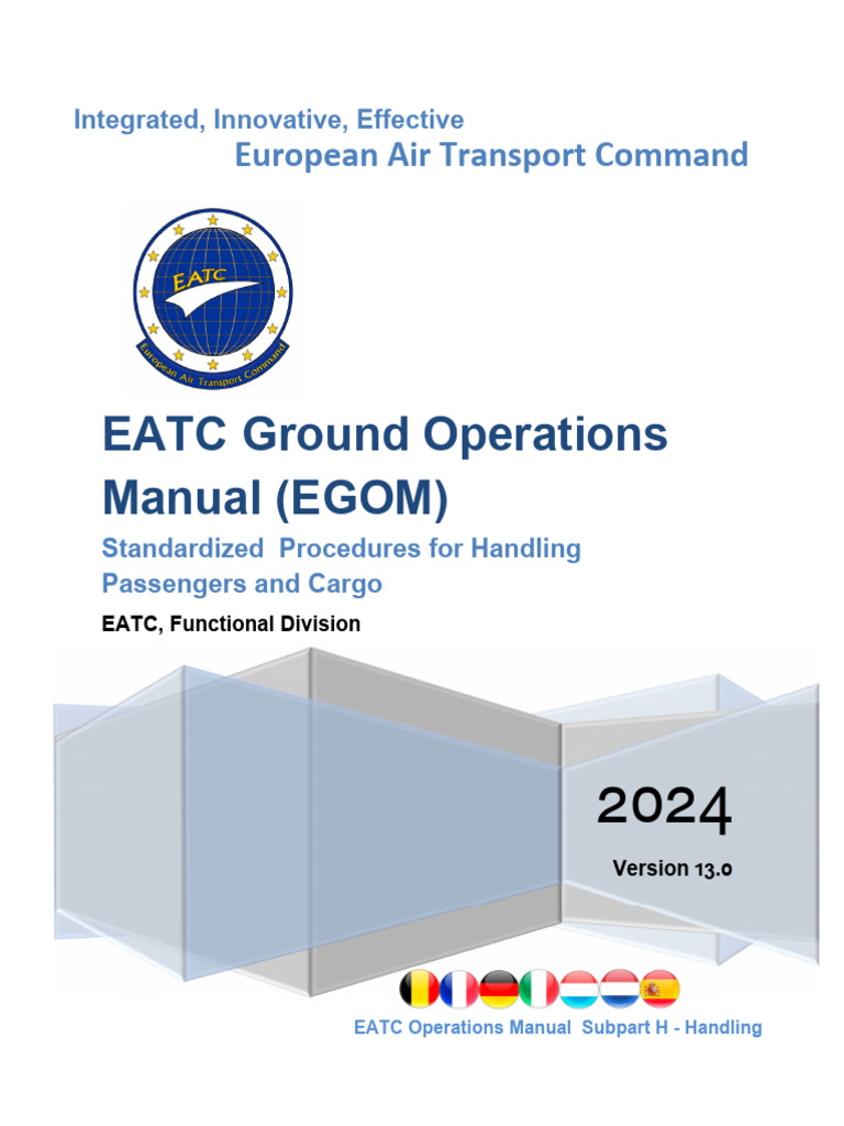 EGOM 2024 Version 13.0 Public | PDF | Baggage | Cargo