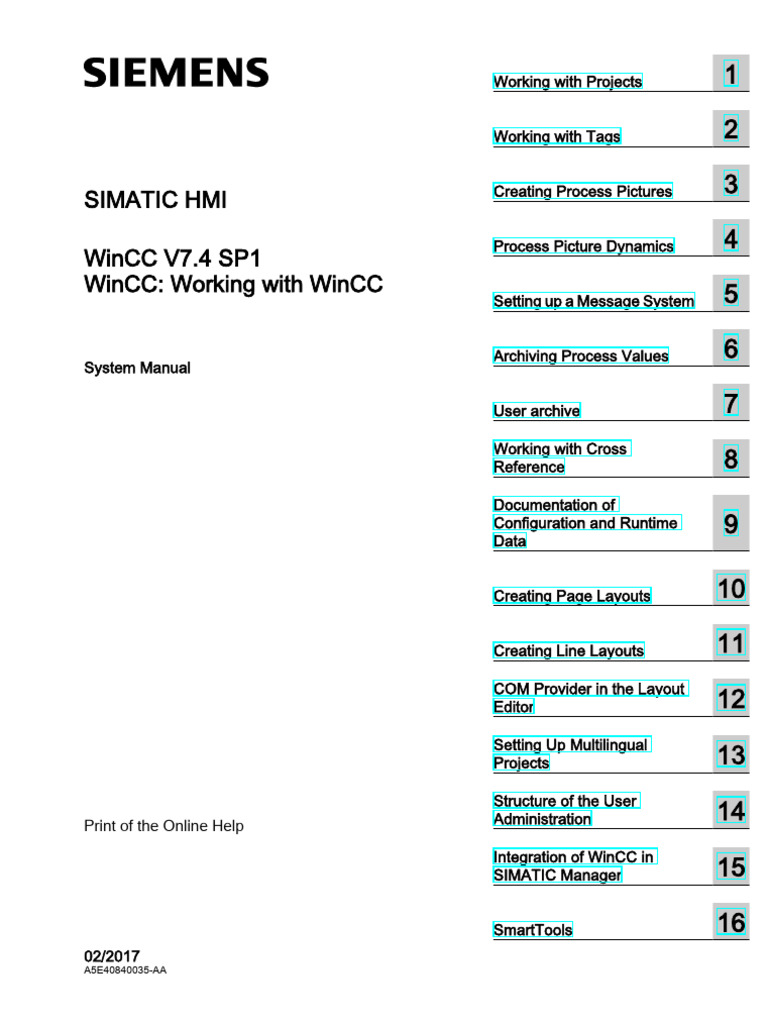 WinCC Working With WinCC en-US en-US | PDF | Software | Computing