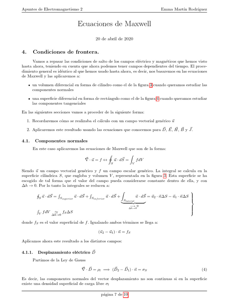 Ecuaciones de Maxwell-2 | PDF | Campo magnético | Ecuaciones de Maxwell
