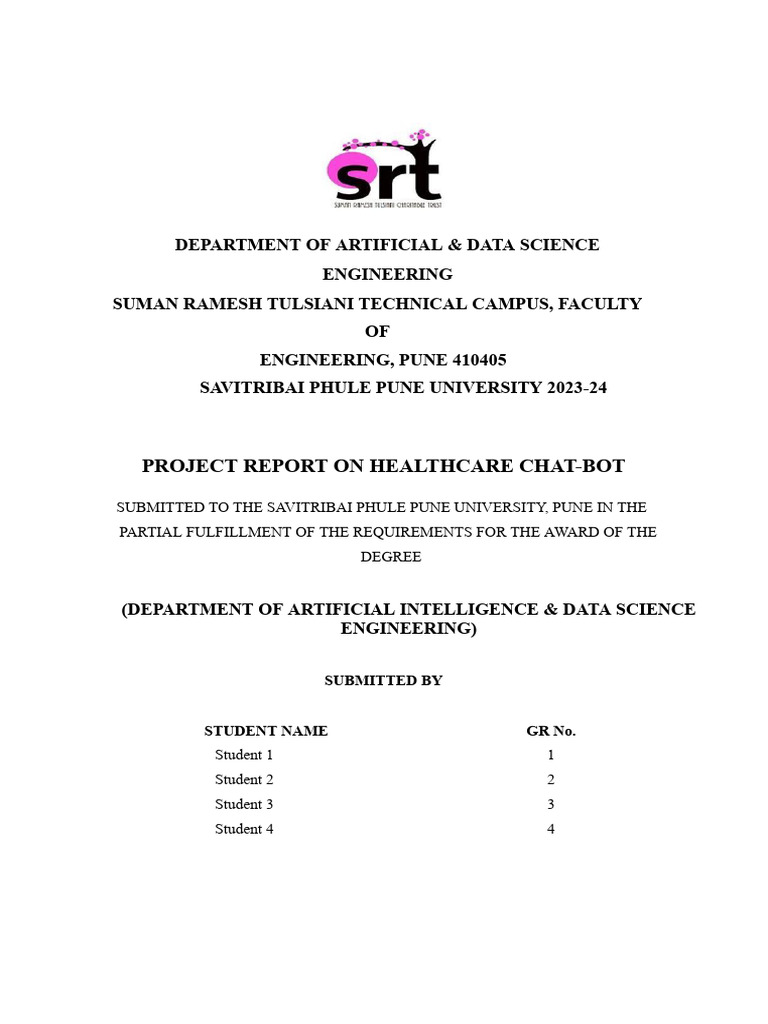 Project Report Format | PDF | Computing | Computer Science