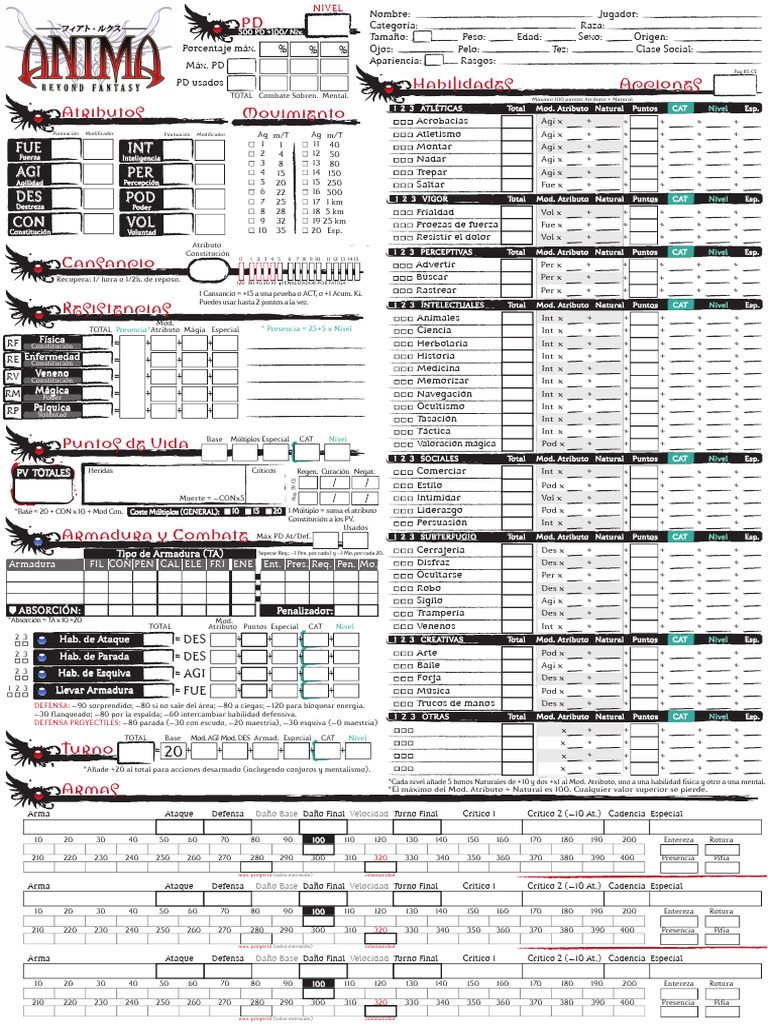 Anima Extra - Exxet BASE | PDF
