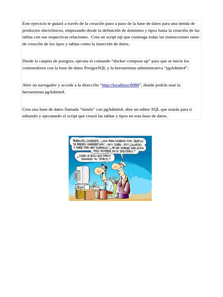 ejercicio-tienda-postgresql | PDF | SQL | Bases de datos