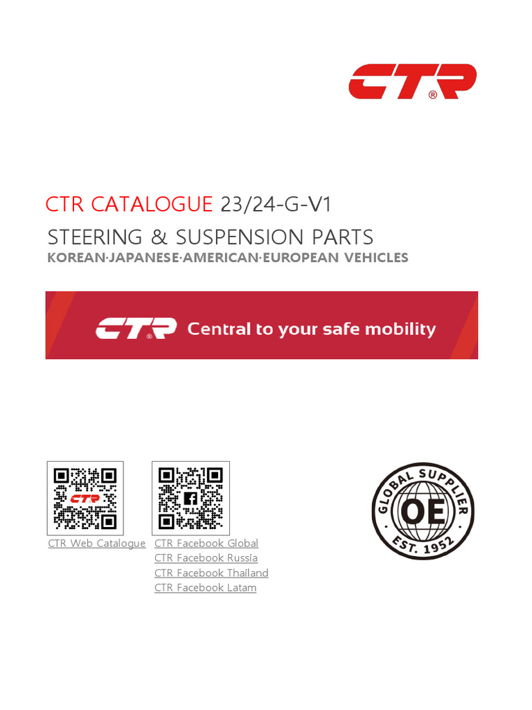 CTR Parts Catalogue 2024球头 | PDF | Toyota | Car