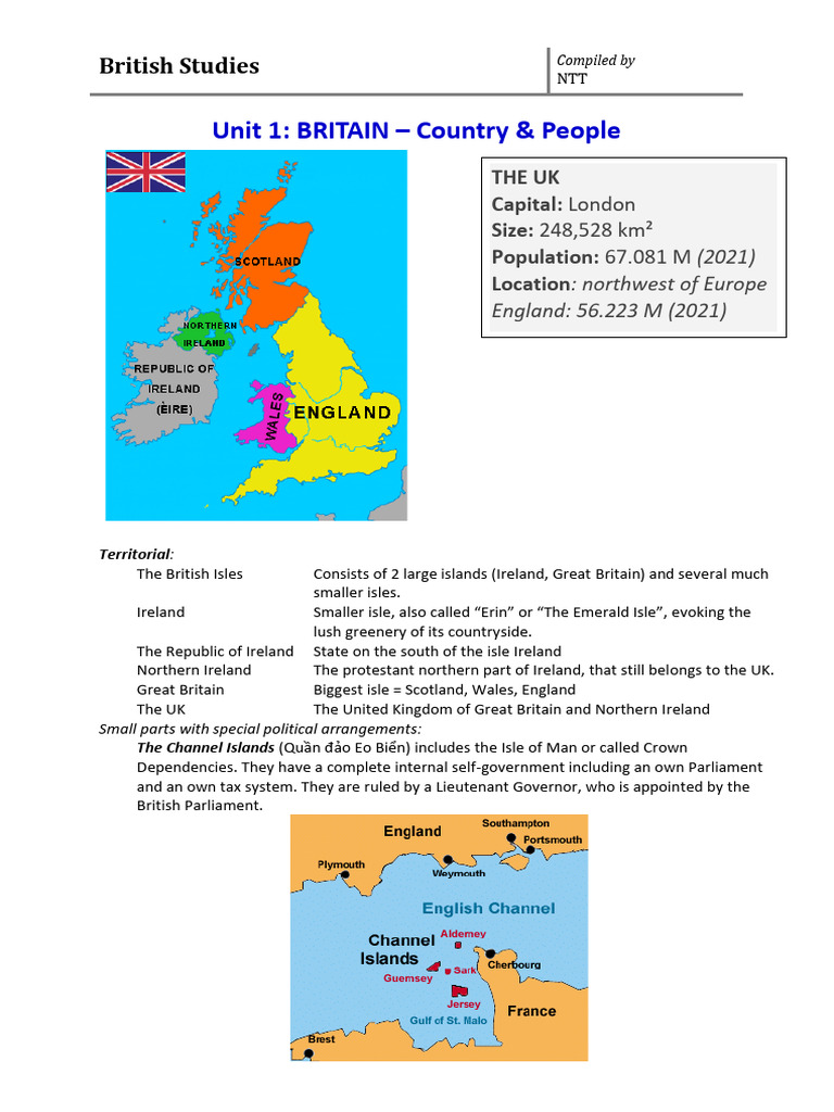Overview of British Geography and Culture | PDF | Great Britain ...