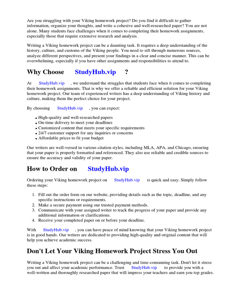 Viking Homework Project | PDF | Water Transport | Watercraft
