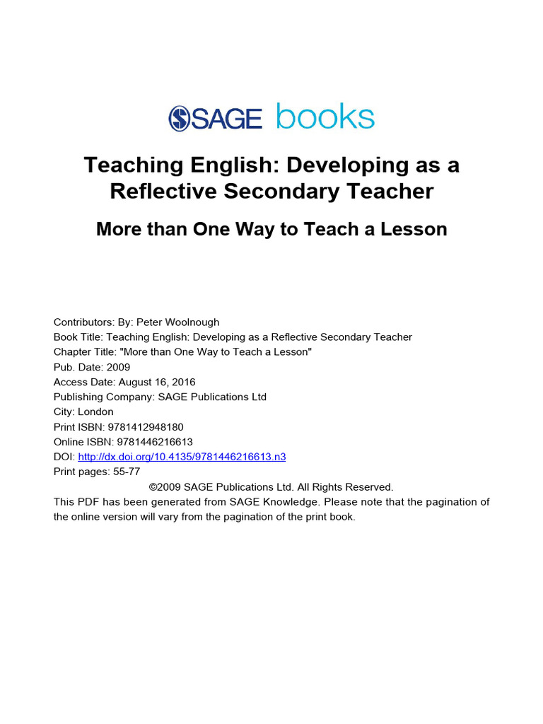 Teaching English (BOOK) Chapter Three | Download Free PDF | Poetry ...