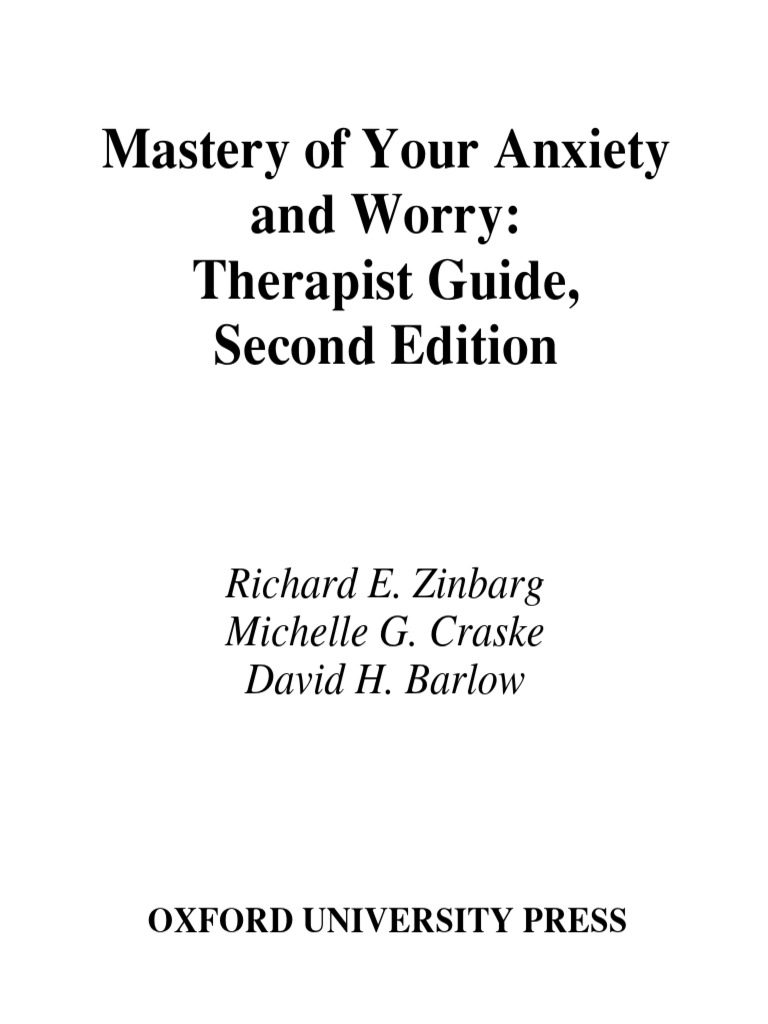 Preview-9780198041016 A23606074 | PDF | Mental Disorder | Anxiety Disorder