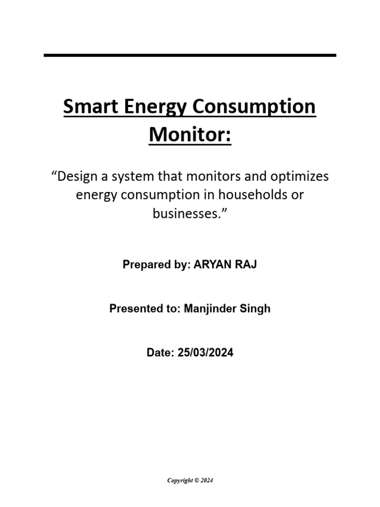 SRS Aryan Raj CSE 320 | PDF | Internet Of Things | Energy Conservation