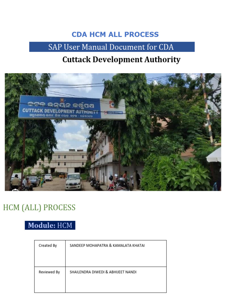 Cda - HCM User Manual | Download Free PDF | Payroll | Human Resource ...