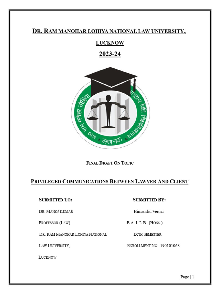 Professional Ethics Project | PDF | Lawyer | Confidentiality