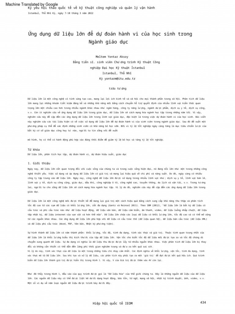 Big Data Trong Giao Duc | PDF