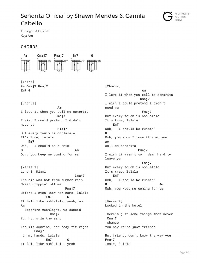 Señorita Official | PDF