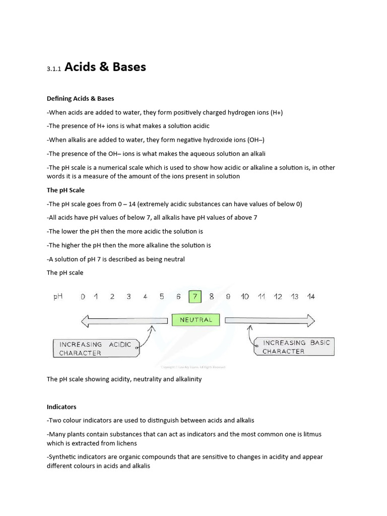 Acids & Bases | PDF