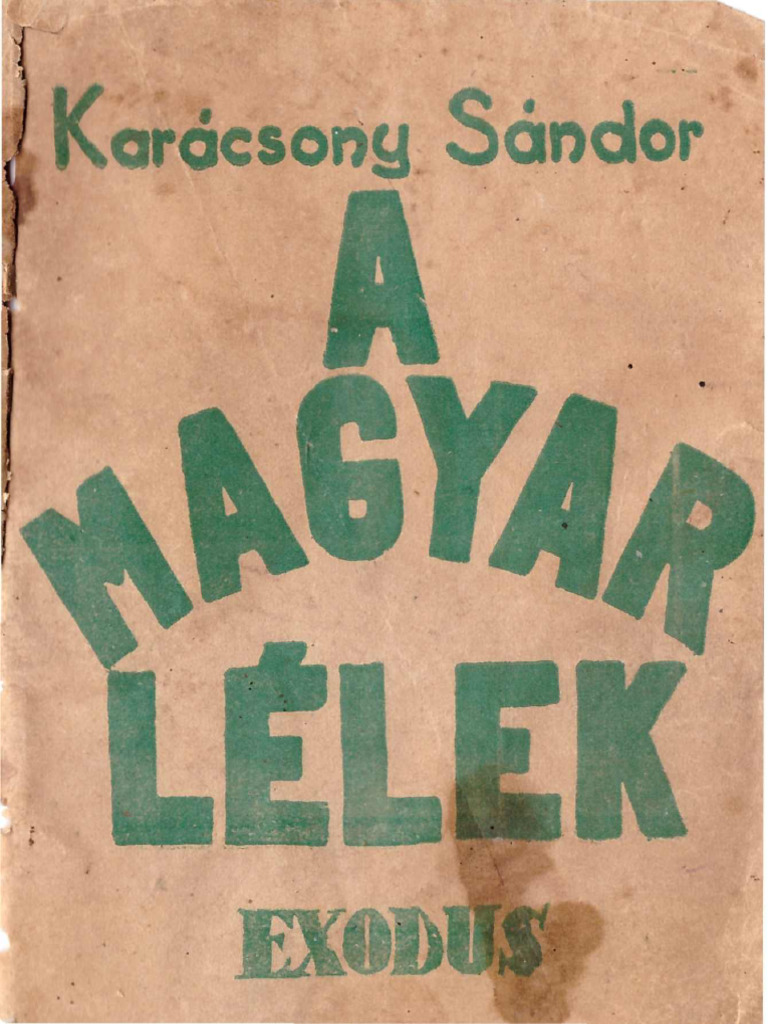 Karácsony Sándor A Magyar Lélek | PDF