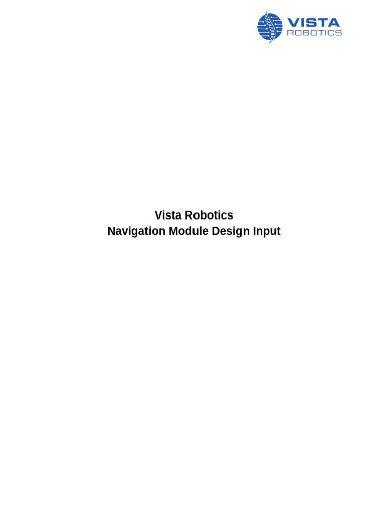 Navigation-Module - v6 2 | PDF | Robotics | Windows Vista