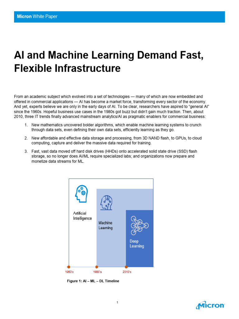 Ai Machine Learning Infrastructure White Paper | PDF | Solid State ...