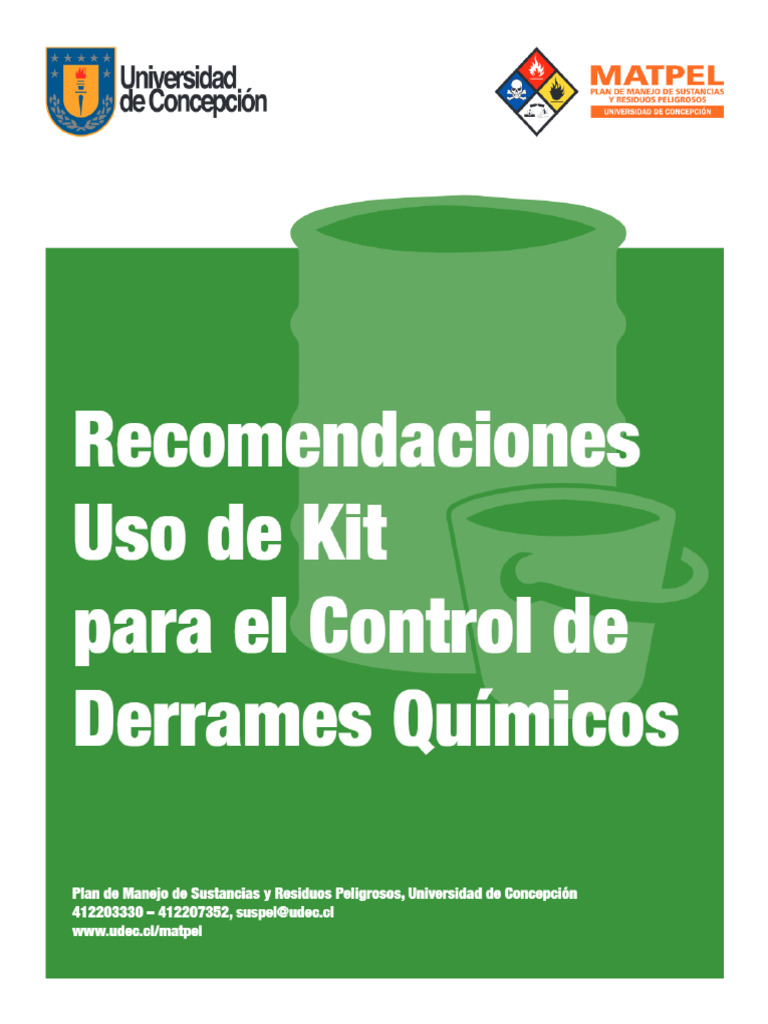 Diptico Control de Derrames | PDF