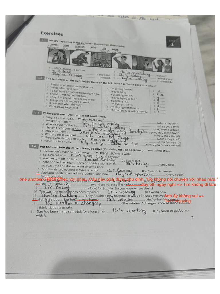 BTVN Chị Trang 12.03.2024 | PDF