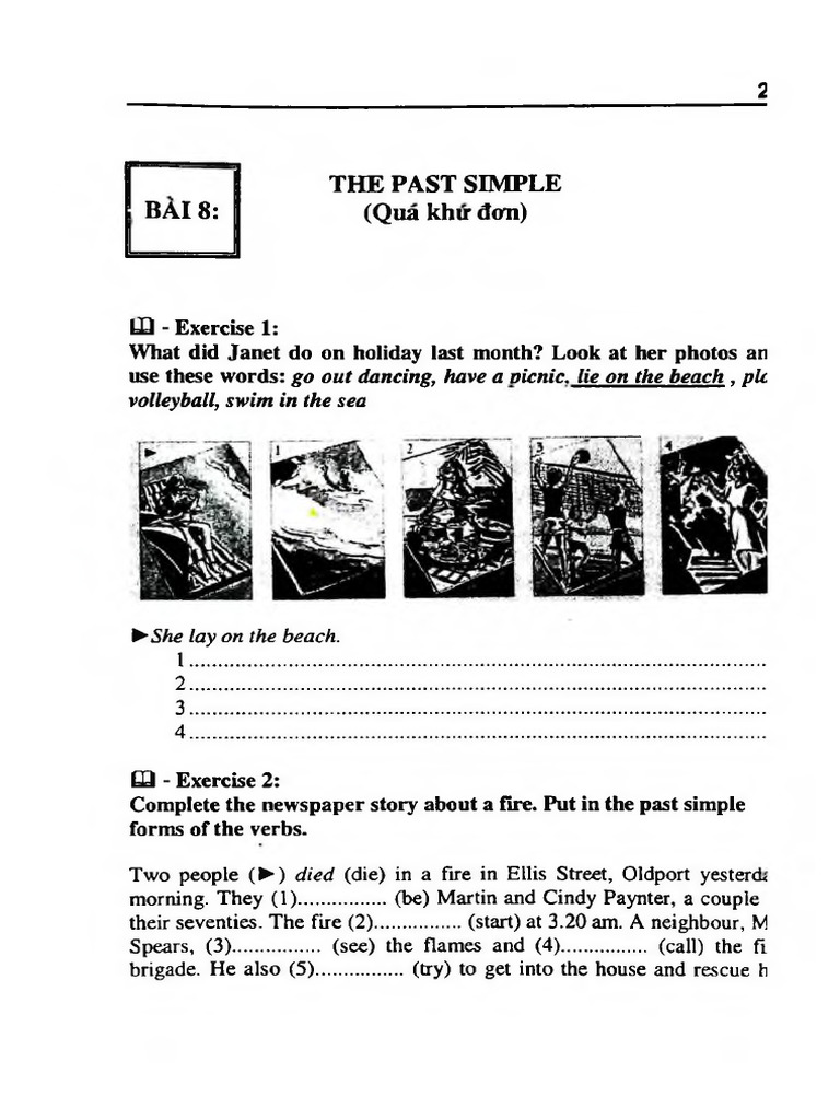 BTVN Past Simple and Continuous Tenses (3) 20.03.2024 | PDF | Linguistics | Linguistic Morphology