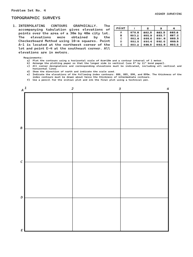 Topographic Surveyds | PDF | Contour Line | Surveying