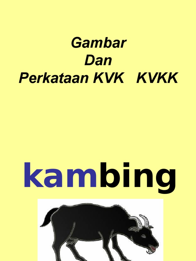 Perkataan KVK + KVKK | PDF