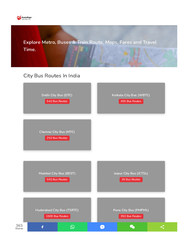 Routemaps Info Pdf Transport Public Transport