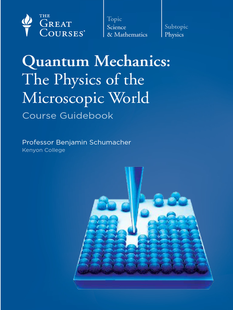 Quantam Mechanics | PDF | Light | Quantum Mechanics