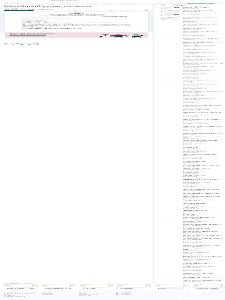 Attachment Letter Template | PDF
