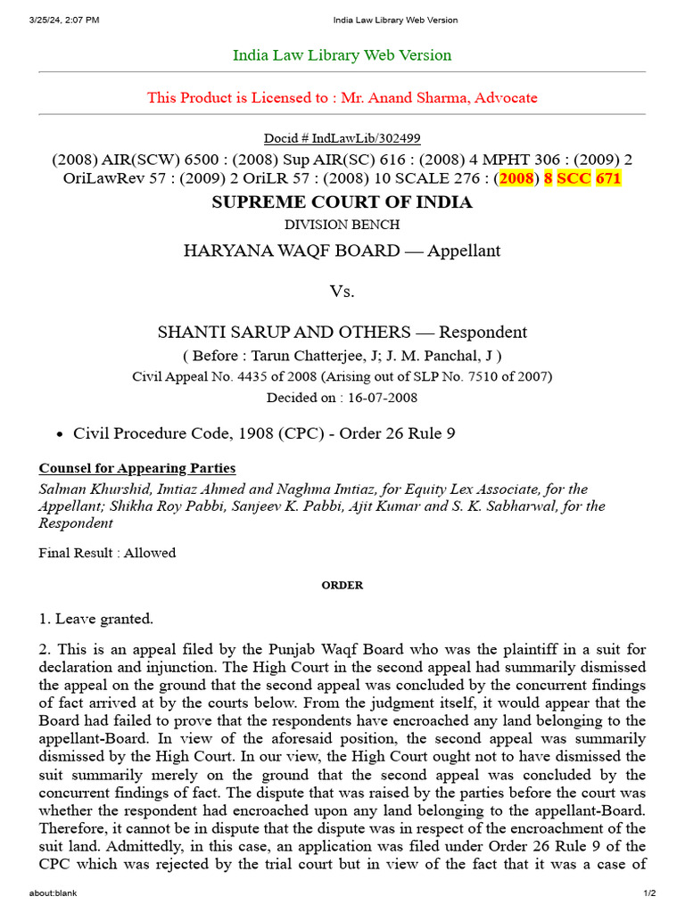 Order 26 R 9 CPC LC | PDF | Lawsuit | Appeal