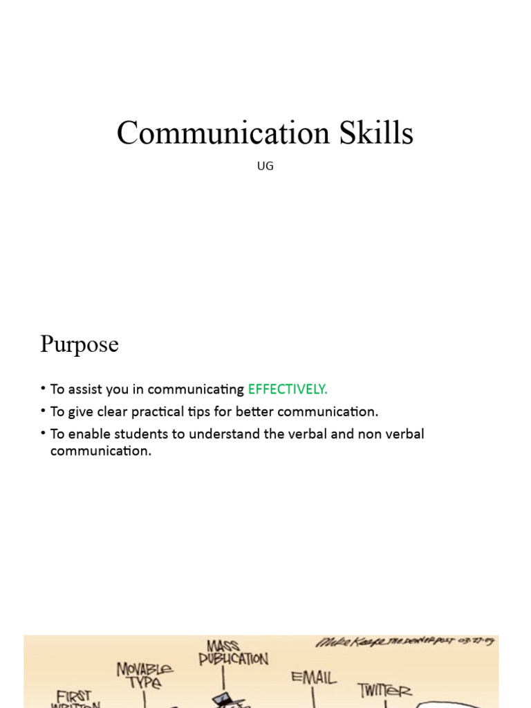 Communication Skills Lesson 1 | PDF | Nonverbal Communication ...