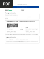 Sample IndiGo Ticket | PDF